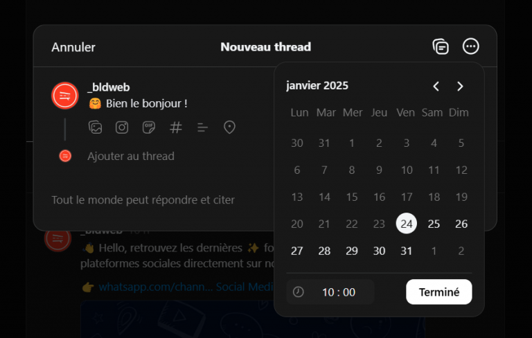 Comment programmer nativement des publications sur Threads ? - Boulevard du Web